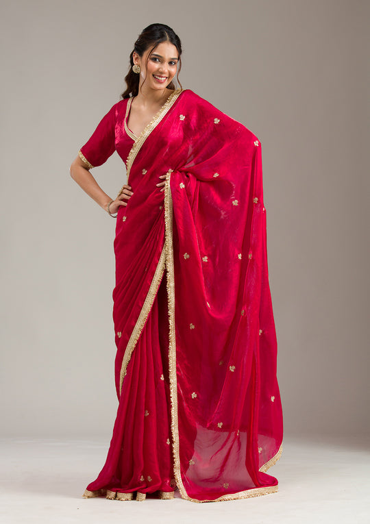 Red Saree - Buy Red Colour Saris Online At Best Prices – Koskii