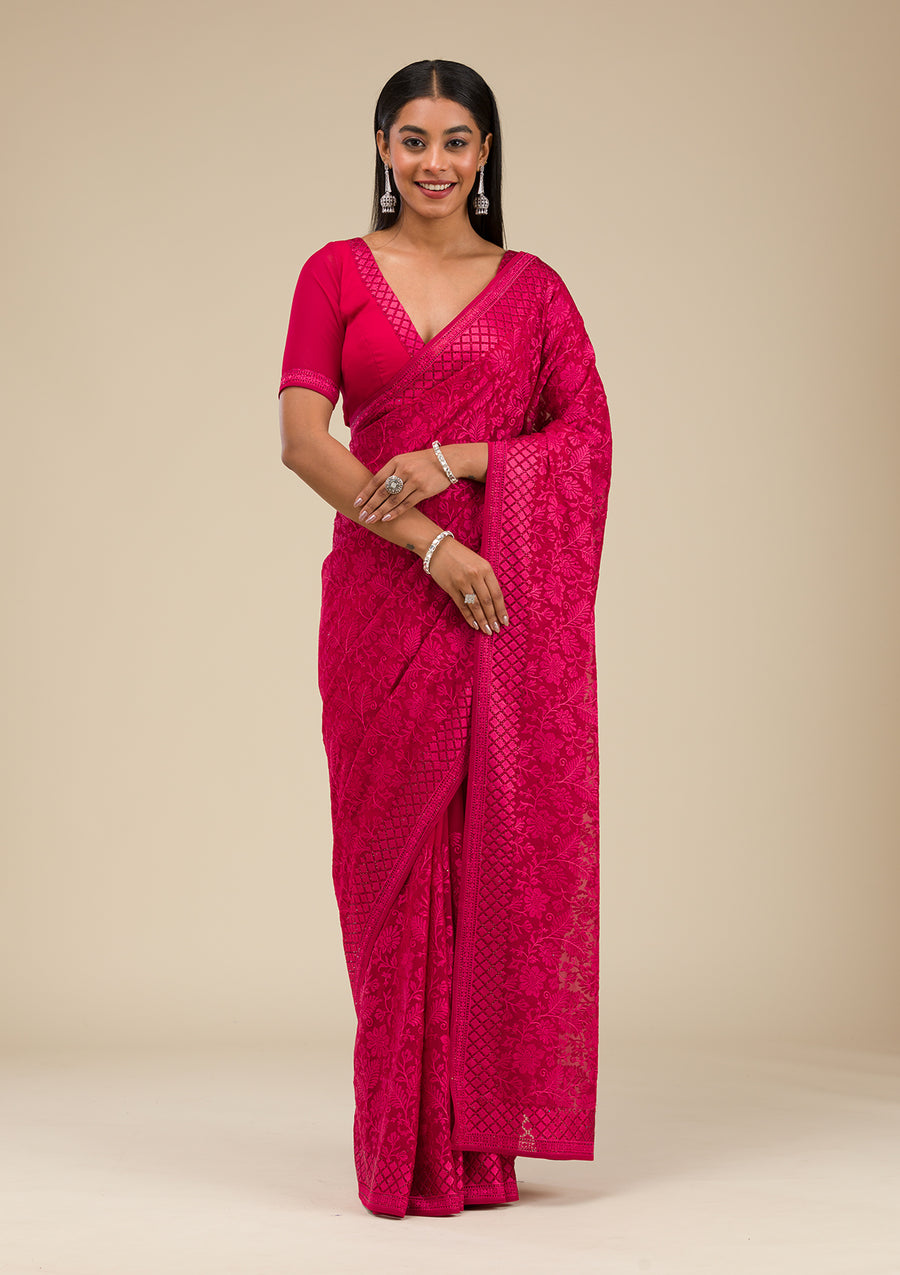 Red Saree - Buy Red Colour Saris Online At Best Prices – Koskii