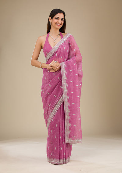 Pink Saree - Buy Pink Colour Sarees Online At Best Prices – Koskii