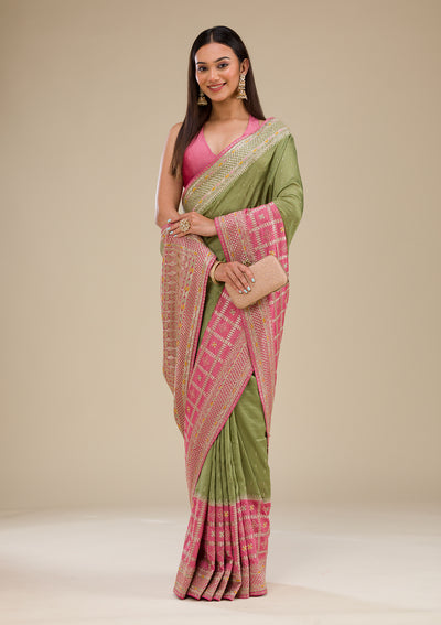 Pink Saree - Buy Pink Colour Sarees Online At Best Prices – Koskii
