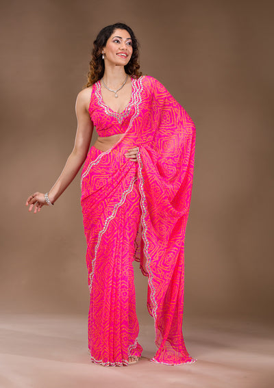 Pink Saree - Buy Pink Colour Sarees Online At Best Prices – Koskii