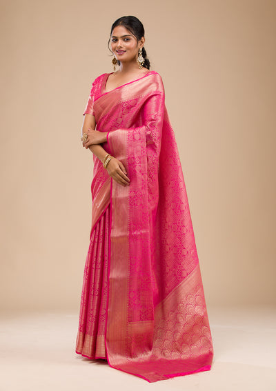 Pink Saree - Buy Pink Colour Sarees Online At Best Prices – Koskii