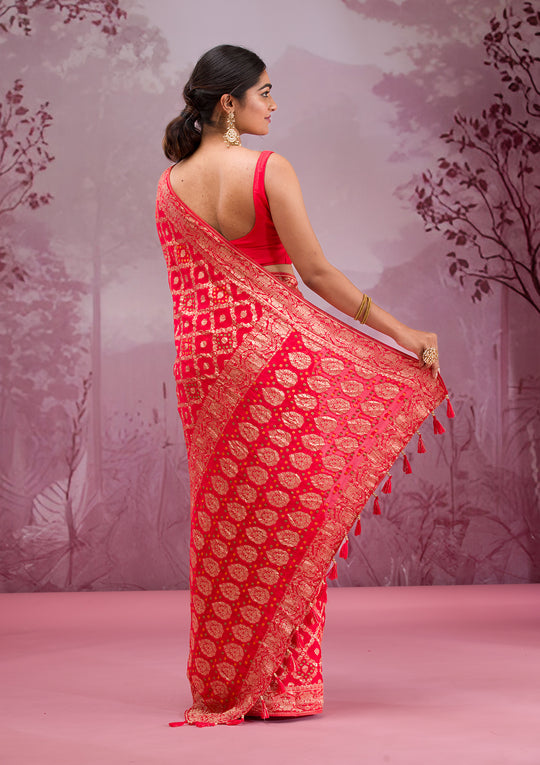 Red Saree - Buy Red Colour Saris Online At Best Prices – Koskii