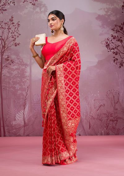 Red Saree - Buy Red Colour Saris Online At Best Prices – Koskii