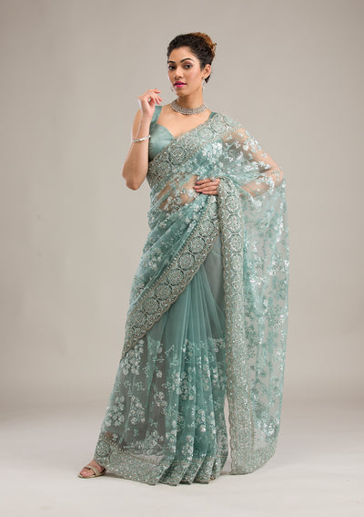 Net Saree - Buy Beautiful Net Sarees Online At Best Prices – Koskii