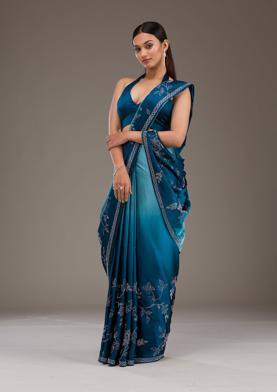 Blue Saree - Buy Trendy Blue Colour Sarees Online – Koskii